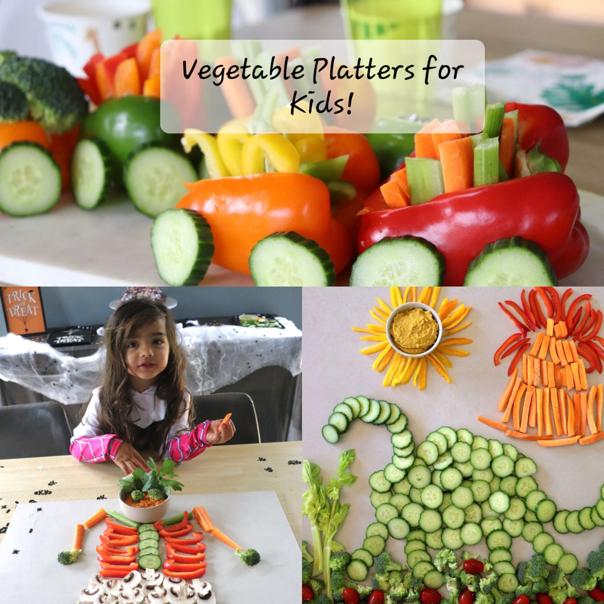 Vegetable Platters for Kids